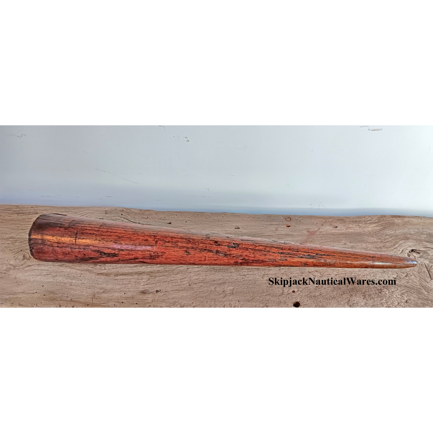 Large Solid Oak Rope Rigging Fid: Skipjack Nautical Wares