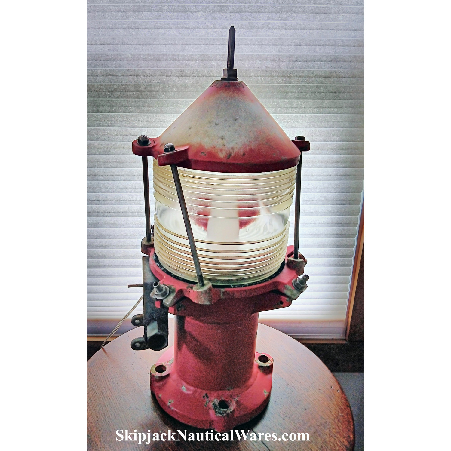 A Mid-20th Century Navigation Buoy Beacon Light: Skipjack Nautical Wares