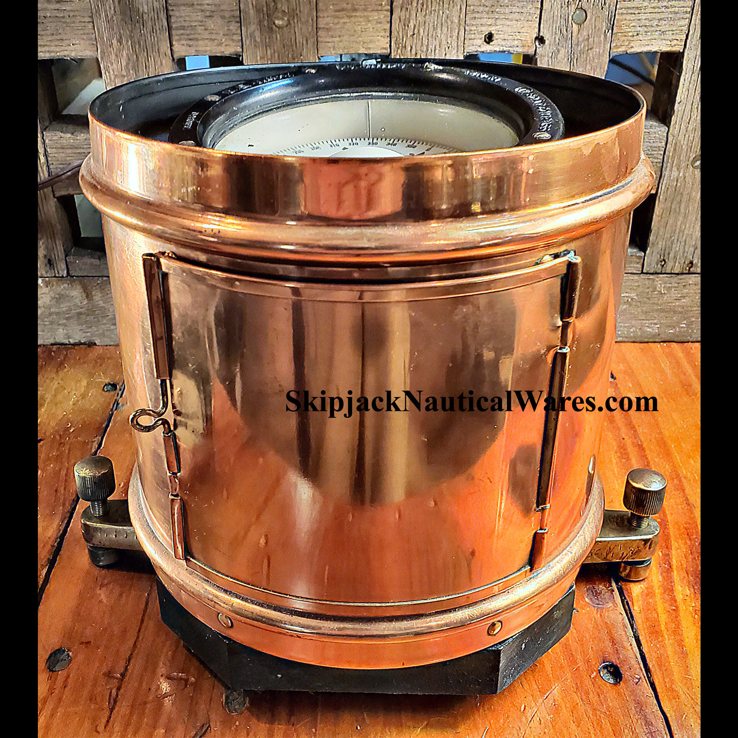 Welch Model 2 WWII Naval Boat Compass: Skipjack Nautical Wares