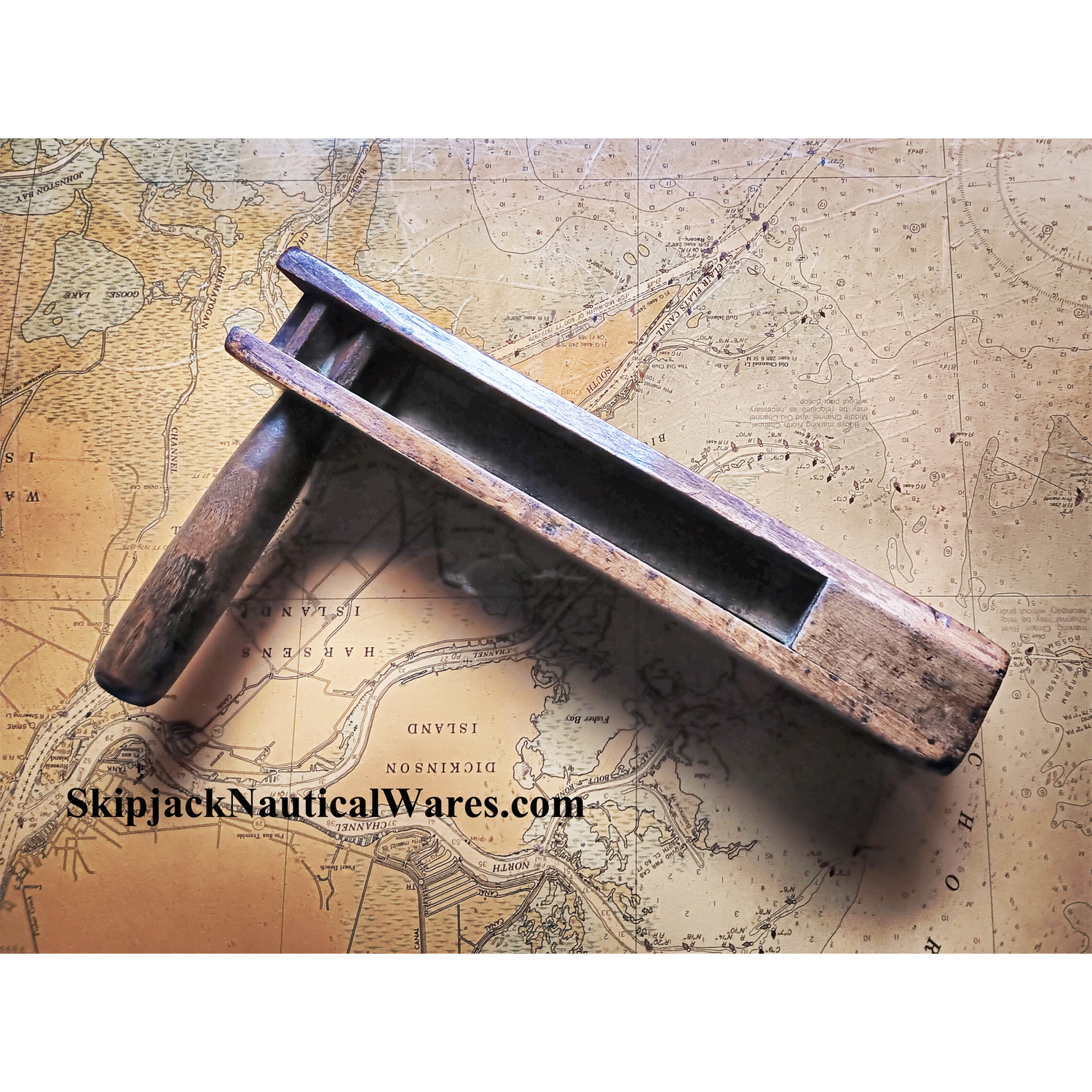 Maple Battle Rattle, 19th century: Skipjack Nautical Wares