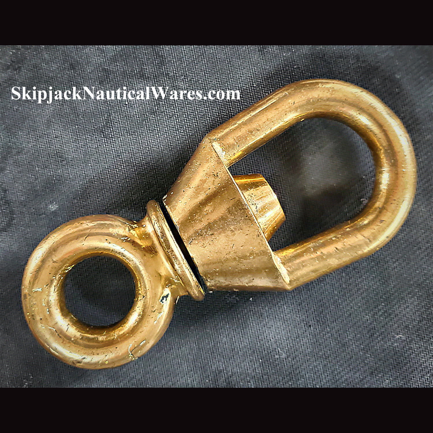 Brass Anchor Chain Swivel Link: Skipjack Nautical Wares