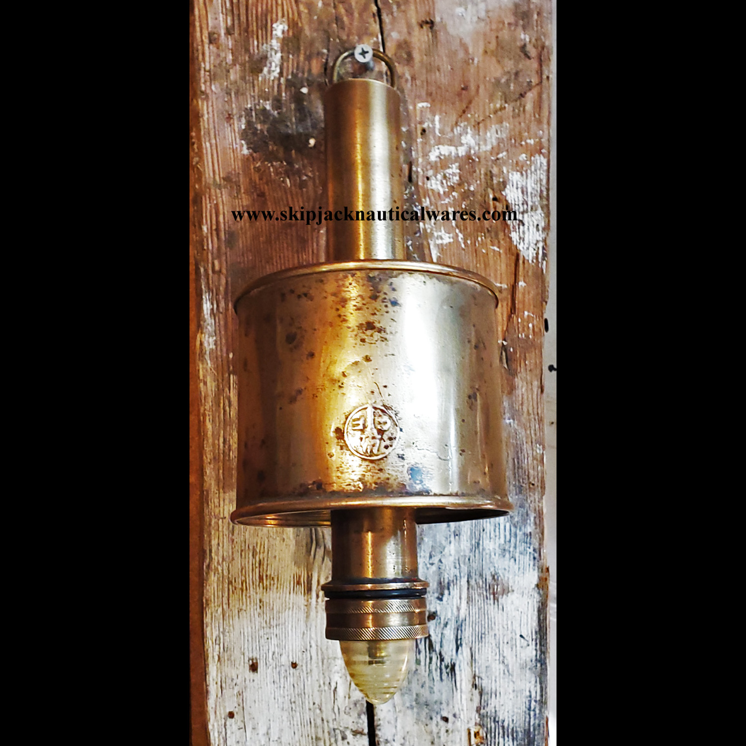 Brass Man Overboard Light Beacon Buoy: Skipjack Nautical Wares