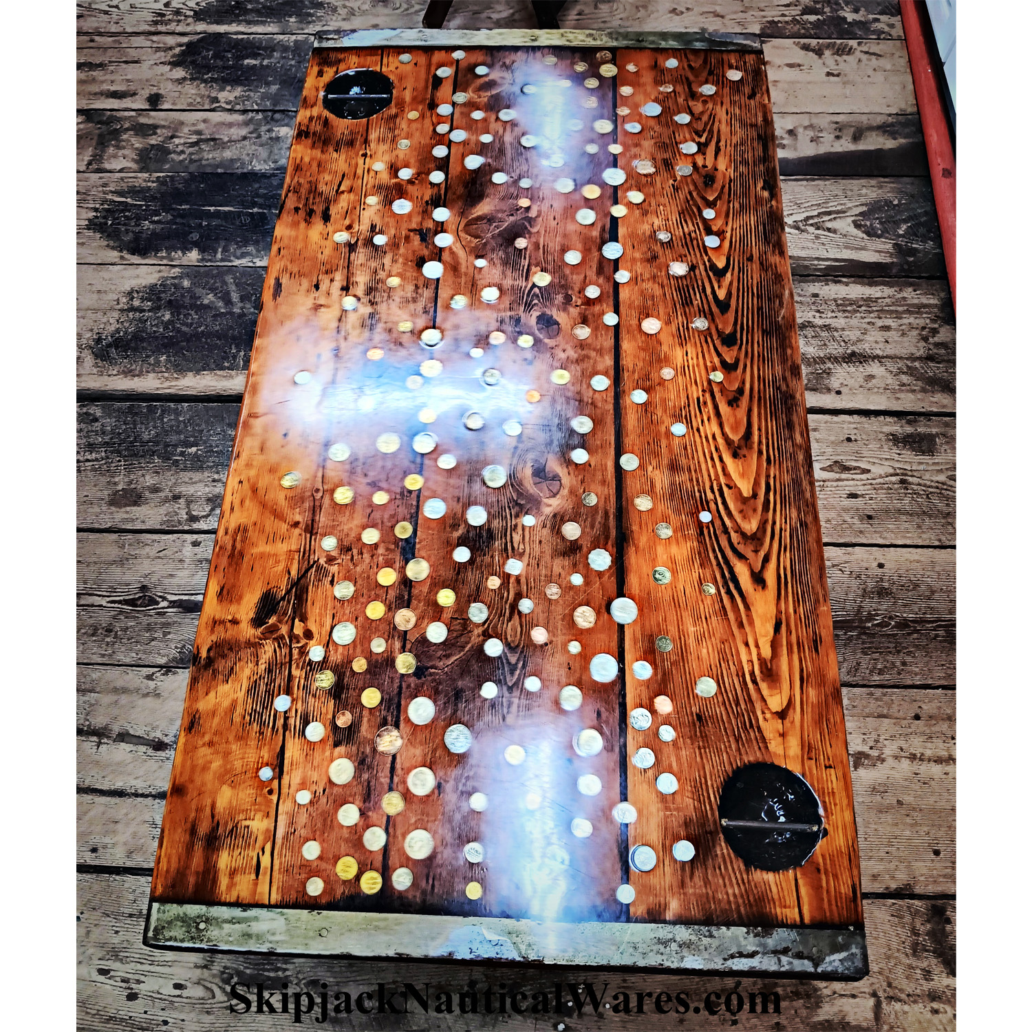 ship hatch door table