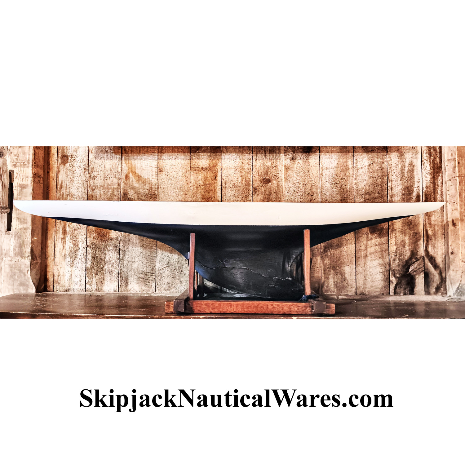 1930's Pond Sailing Yacht, Sailboat Hull: Skipjack Nautical Wares