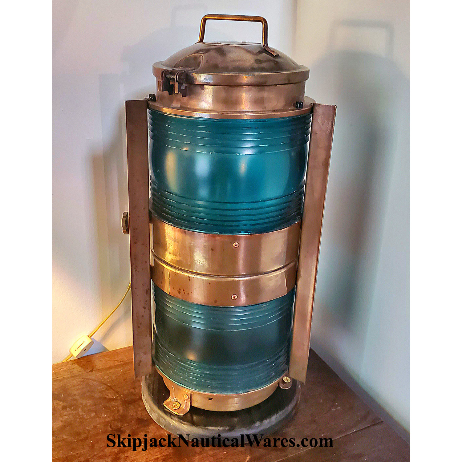 Vintage Starboard Light, Nippon Sento Company: Skipjack Nautical Wares