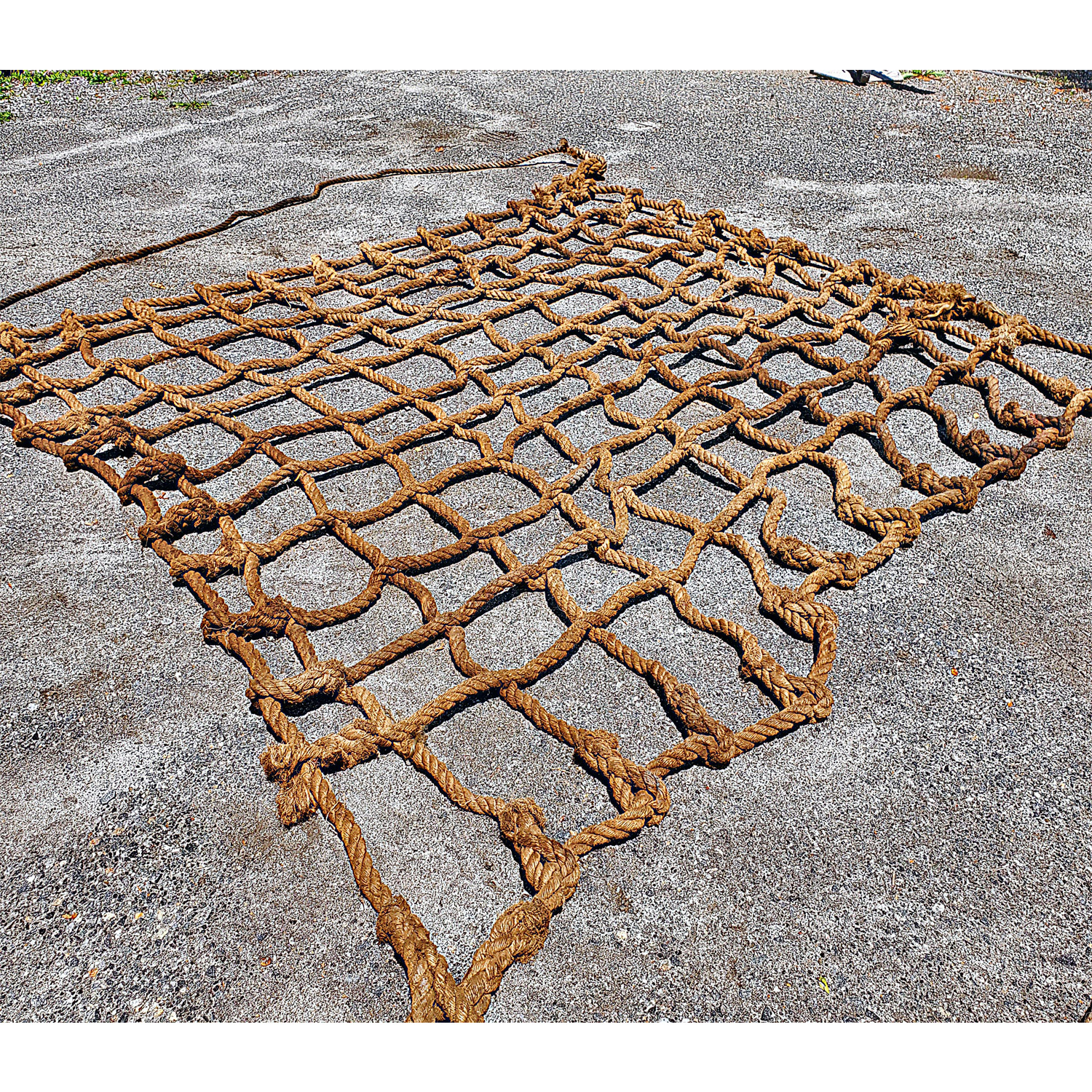 Authentic rope ship's cargo net: Skipjack Nautical Wares