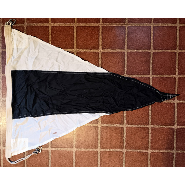 Vintage Ship's Signal Flag -- Third (3rd) Substitute -- 43x33: Skipjack ...