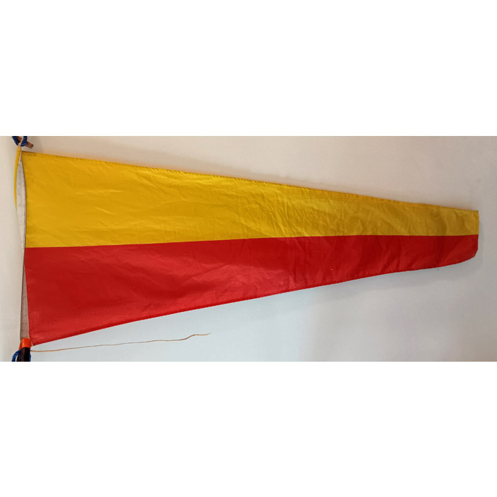 Vintage Signal Flag or Pennant -- Number 7 (Seven) -- 59x19: Skipjack ...