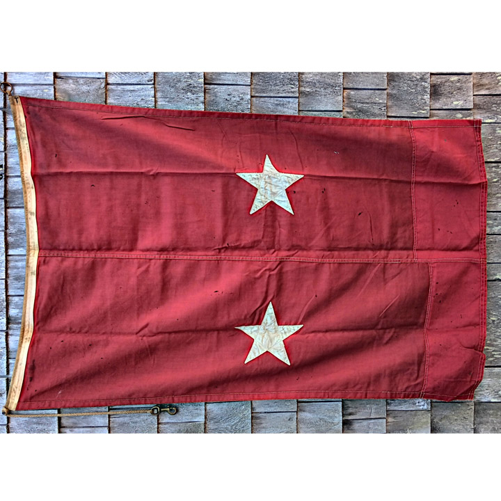 Rare U.S. WWII U.S. Marine Corps 2 Star Major General Command Flag ...