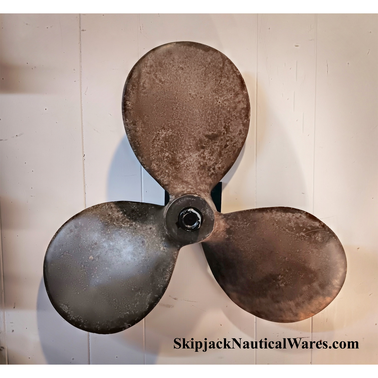 Three Blade Bronze/brass Boat Propeller: Skipjack Nautical Wares