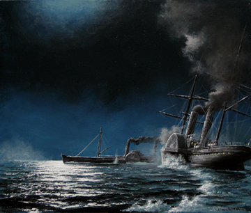 "Night Dash 1862" original oil painting by Peter Rindlisbacher ...