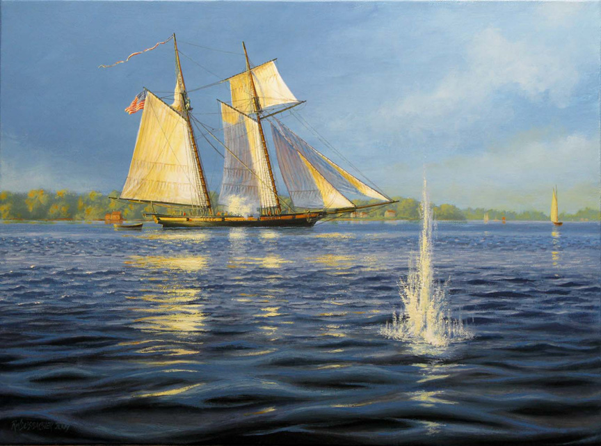 "The Shot" by Peter Rindlisbacher: Skipjack Nautical Wares