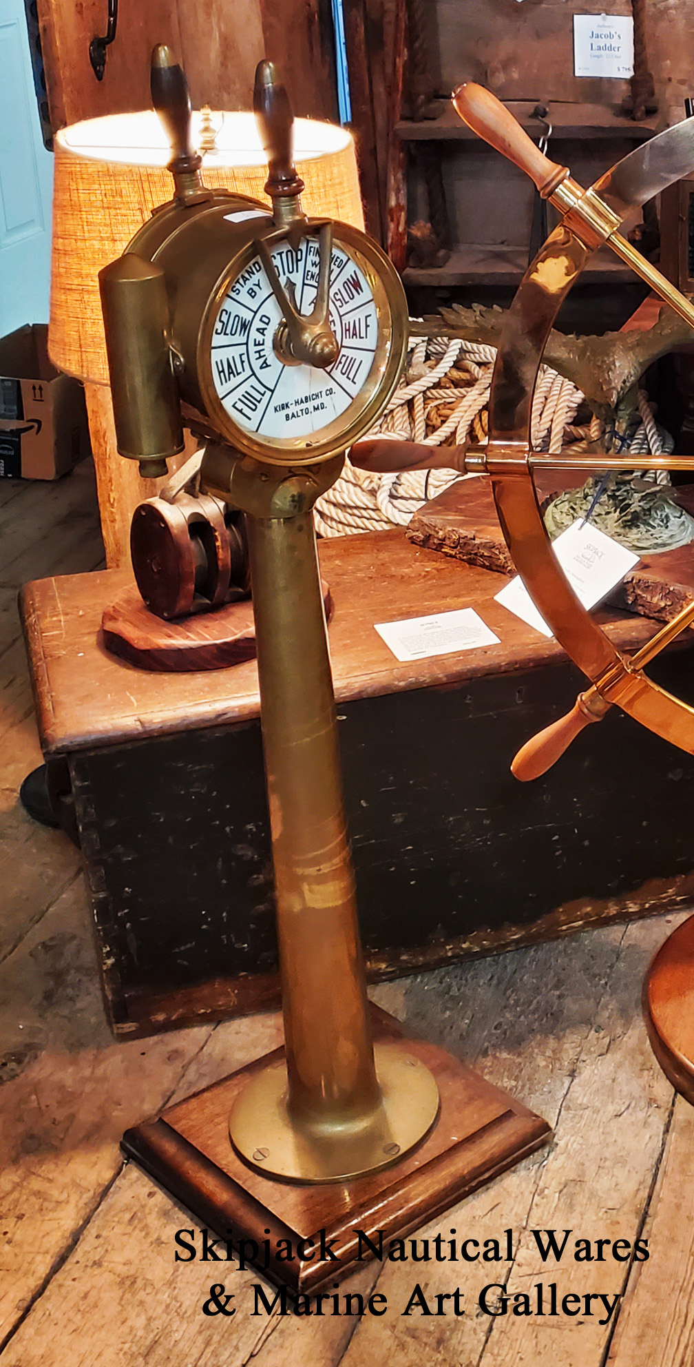 WWII Bridge Engine Order Telegraph & Engine Room Telegraph- Kurt ...