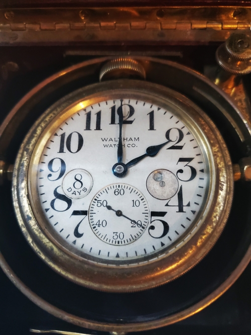 Waltham Watch Co. Boxed Chronometer: Skipjack Nautical Wares