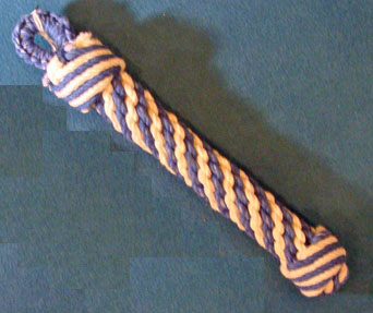 eight strand bell rope with running crown sennit and two Matthew Walker ...