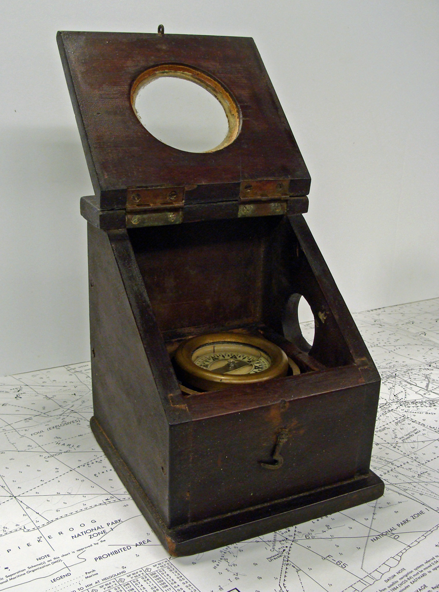 Slant Front Binnacle Compass by Wilcox Crittenden: Skipjack Nautical Wares