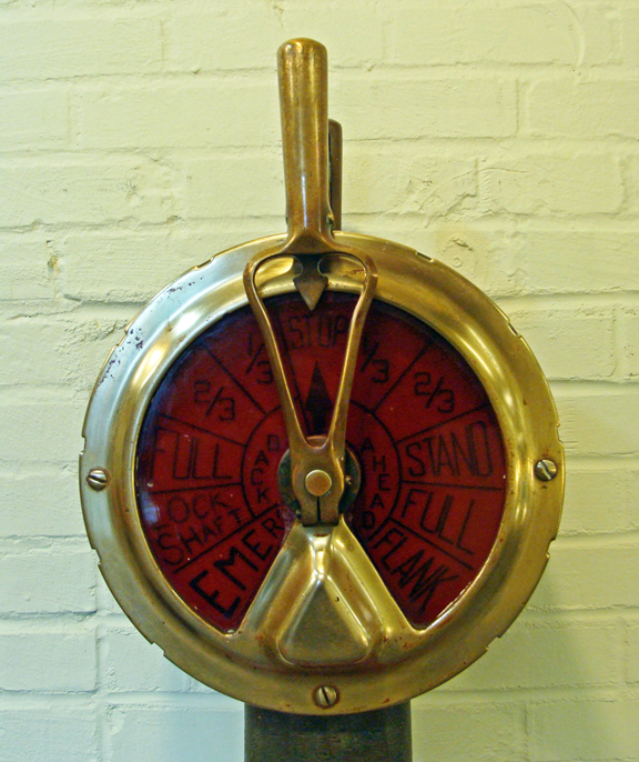 WWII Era Brass Engine Order Telegraph (E.O.T.): Skipjack Nautical Wares