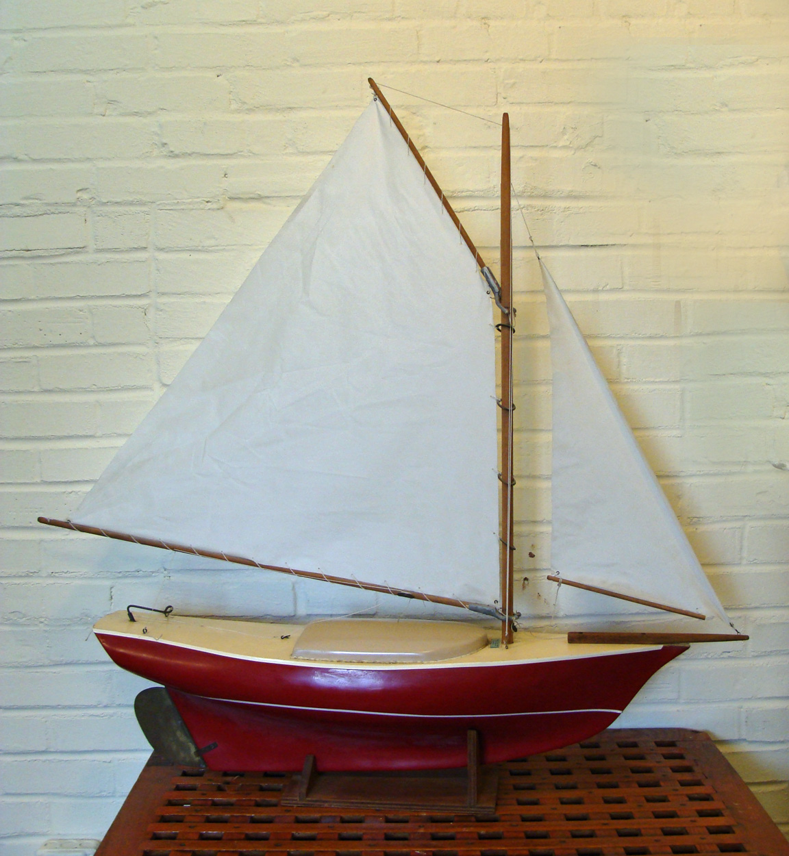 Vintage Friendship Sloop Model By Boatbuilder Allan Vaitses ...