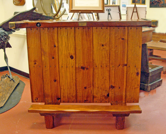 Handcrafted Nautical Bar With Victory Ship Hatch Cover Top: Skipjack ...