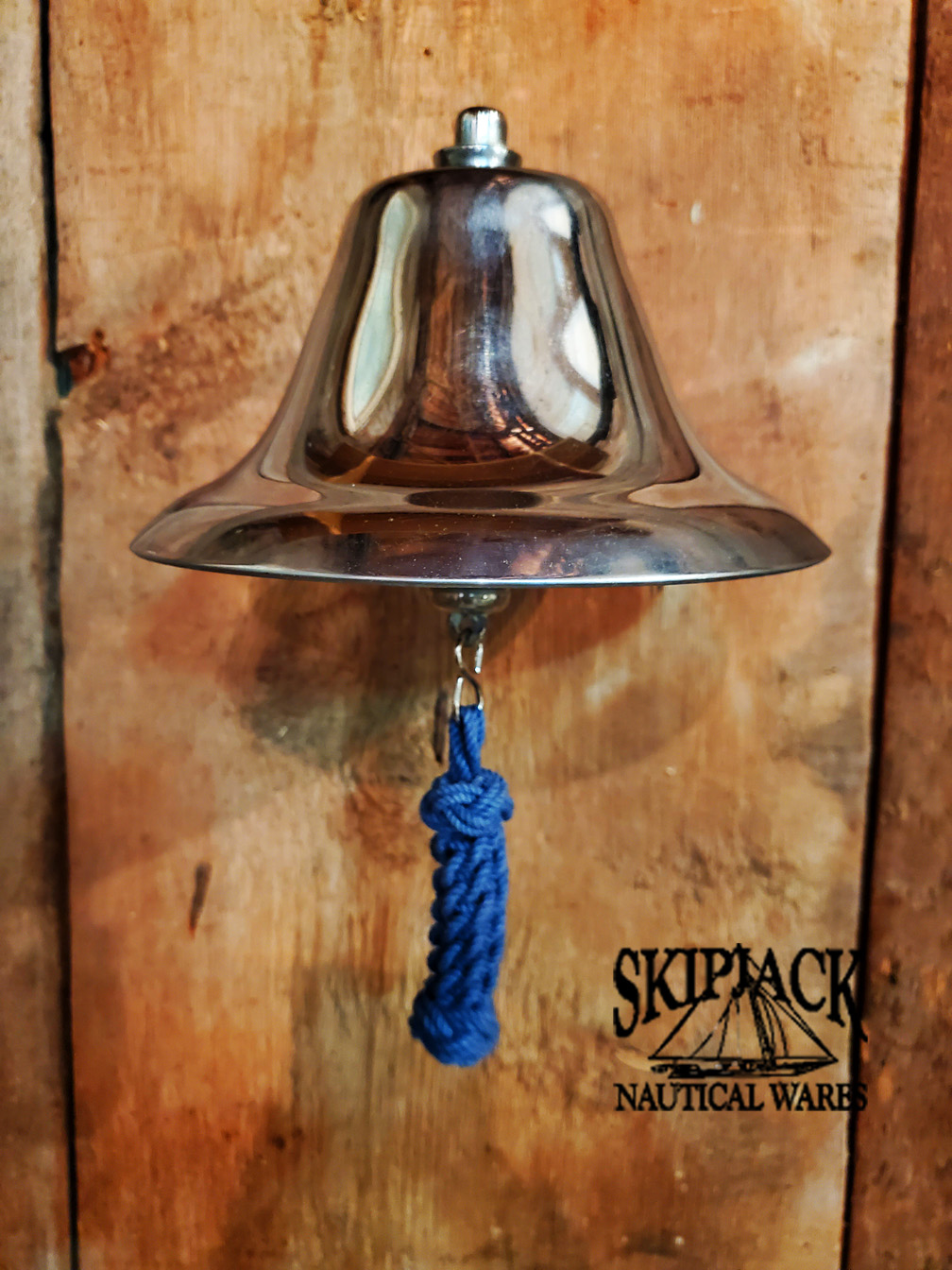 Vintage Perko Chrome Plated Brass Fog Bell -- 8" diam.: Skipjack ...