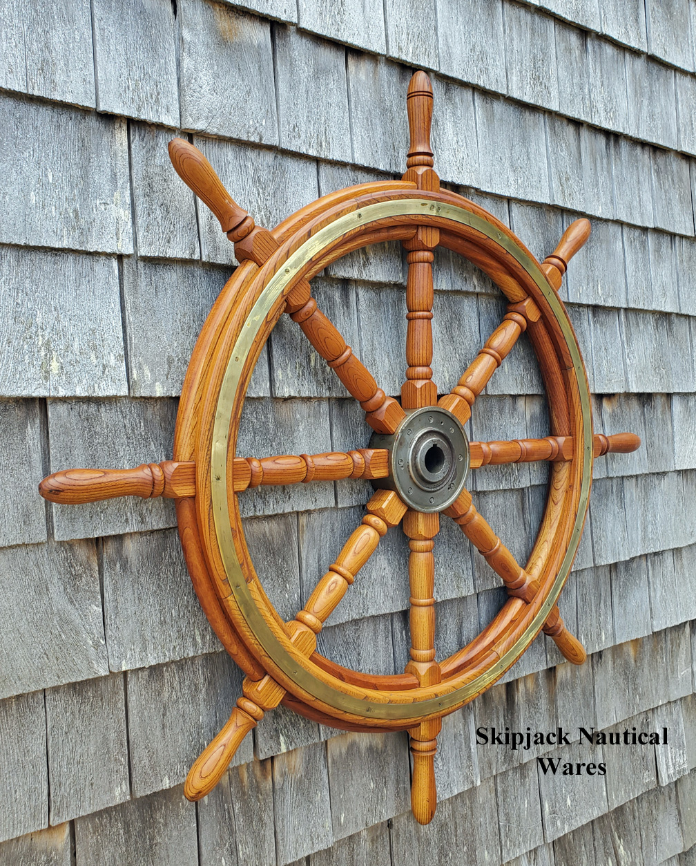 Vintage Boat Wheel at Willian Meier blog