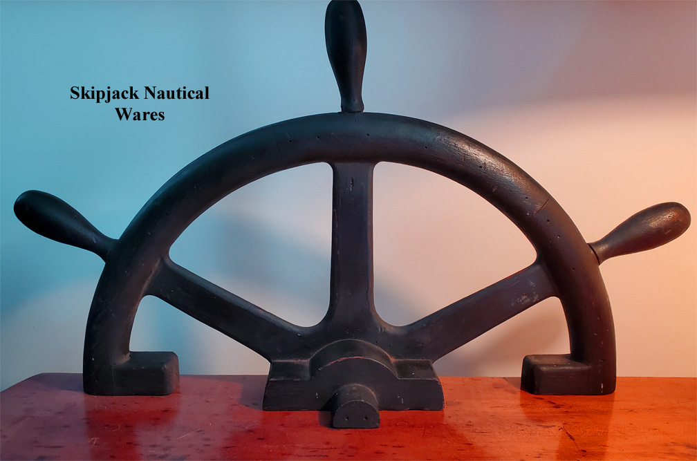 Foundry Wood Mold Casting Pattern- Ship's wheel: Skipjack Nautical Wares